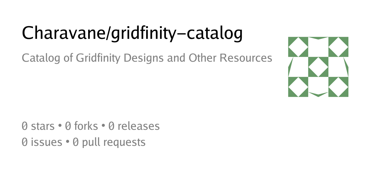 Charavane/gridfinity-catalog: Catalog of Gridfinity Designs and Other Resources - Forgejo
